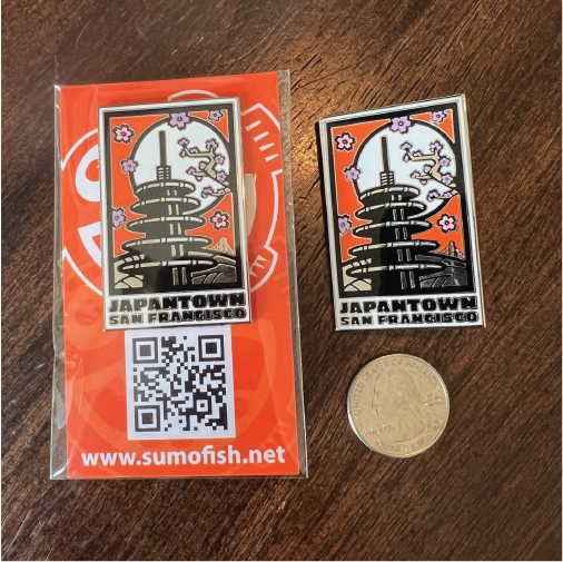 NEW! Japantown Hanafuda Enamel Pin