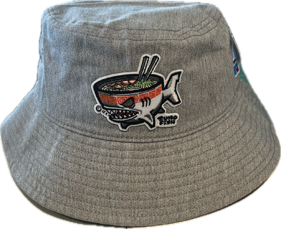 Ramen Shark bucket hat