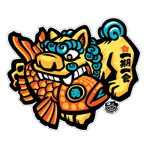 Shisa Fish decal