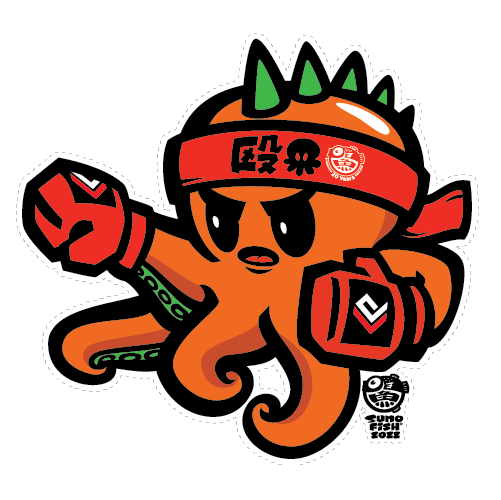 Tako Punch decal